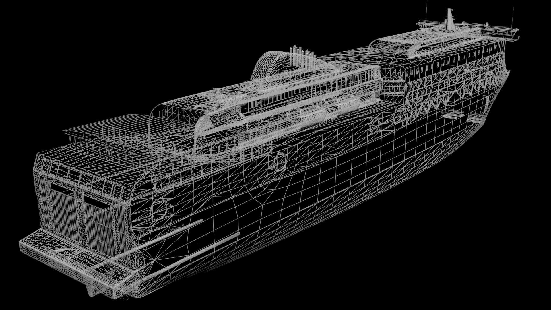 3D Blue Star Ferries - TurboSquid 1543962