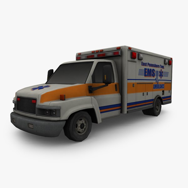 modèle 3D de Ambulance américaine - TurboSquid 1504204