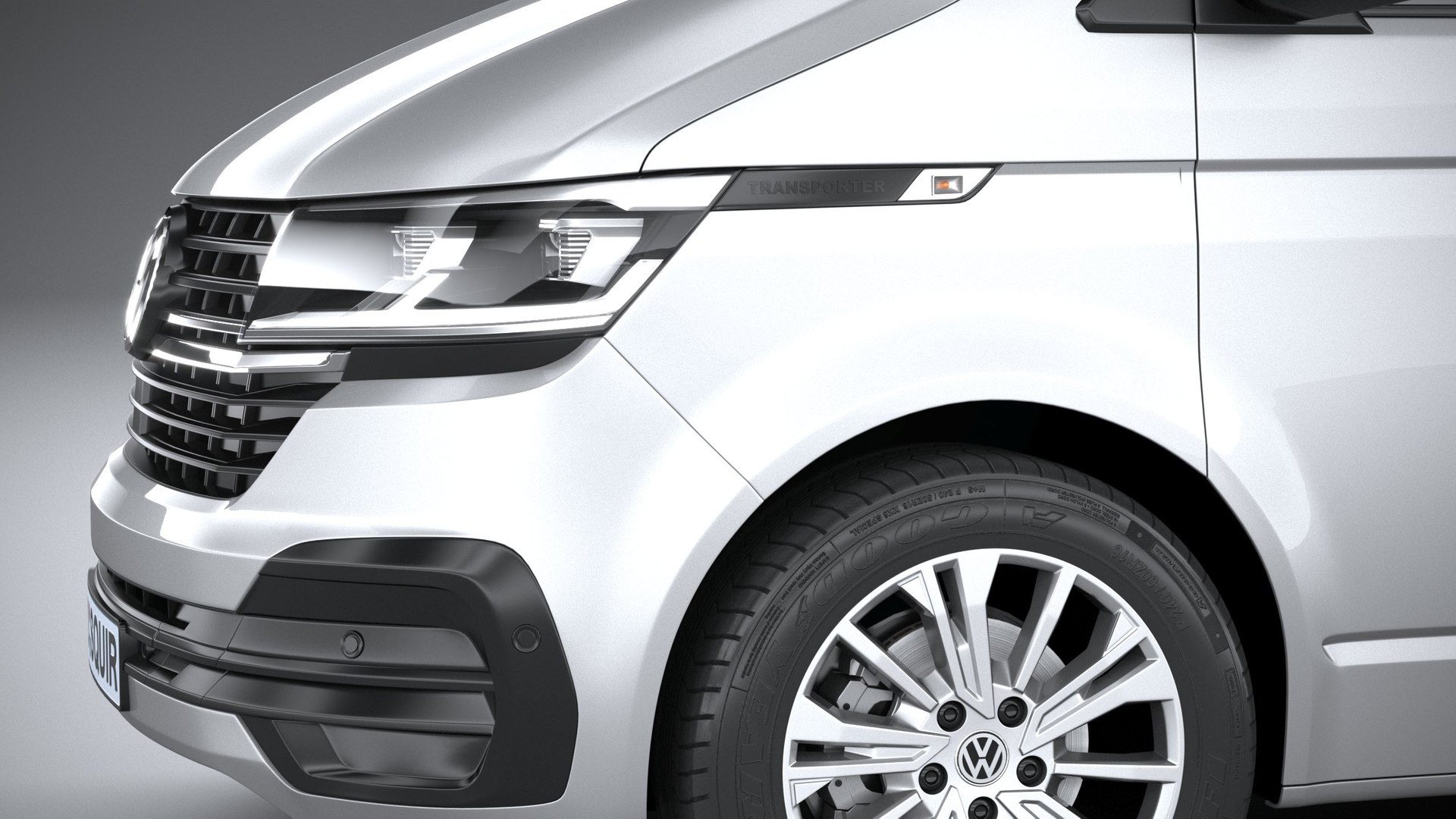 Volkswagen Transporter 2020 Model - TurboSquid 1622505