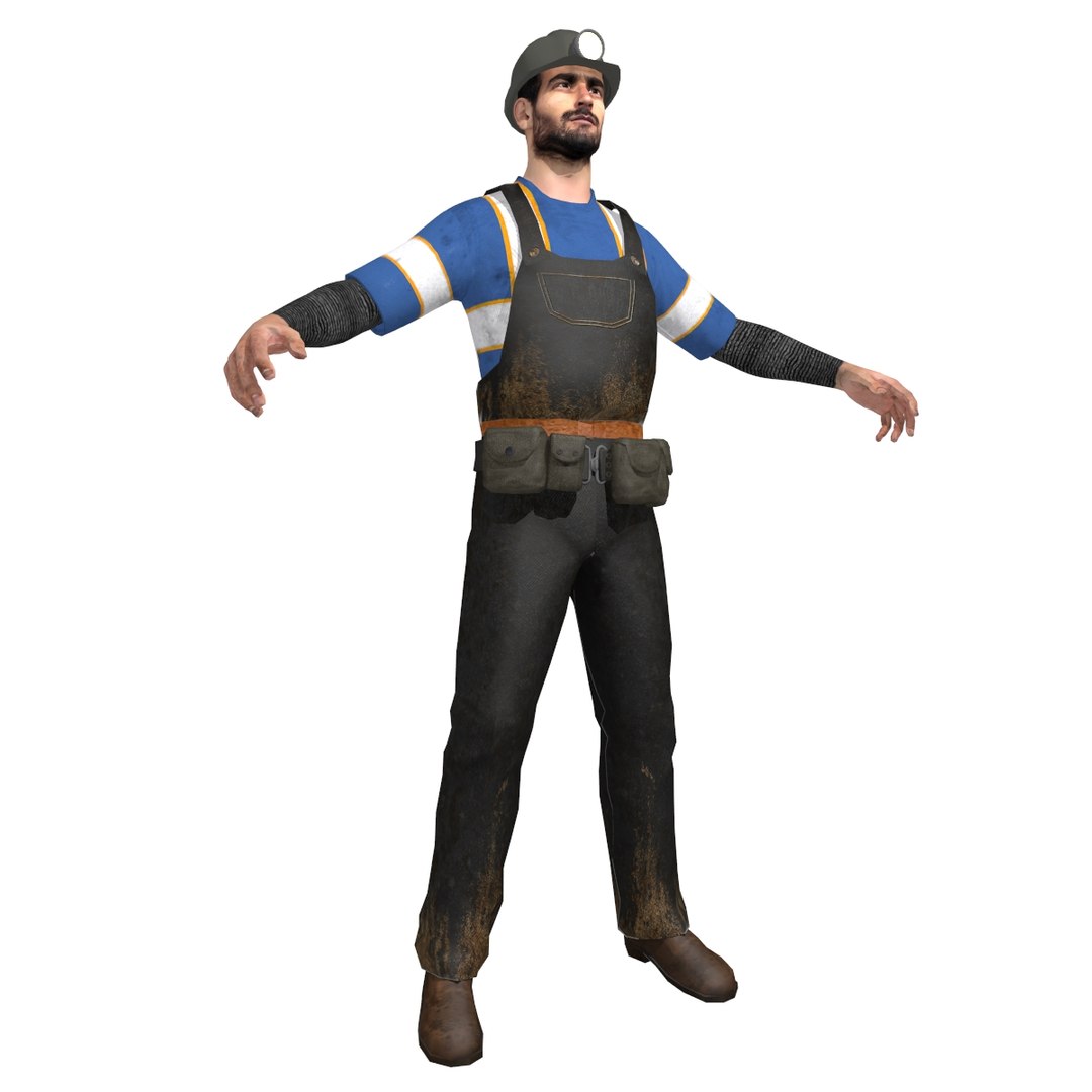 Miner Man 3d Model