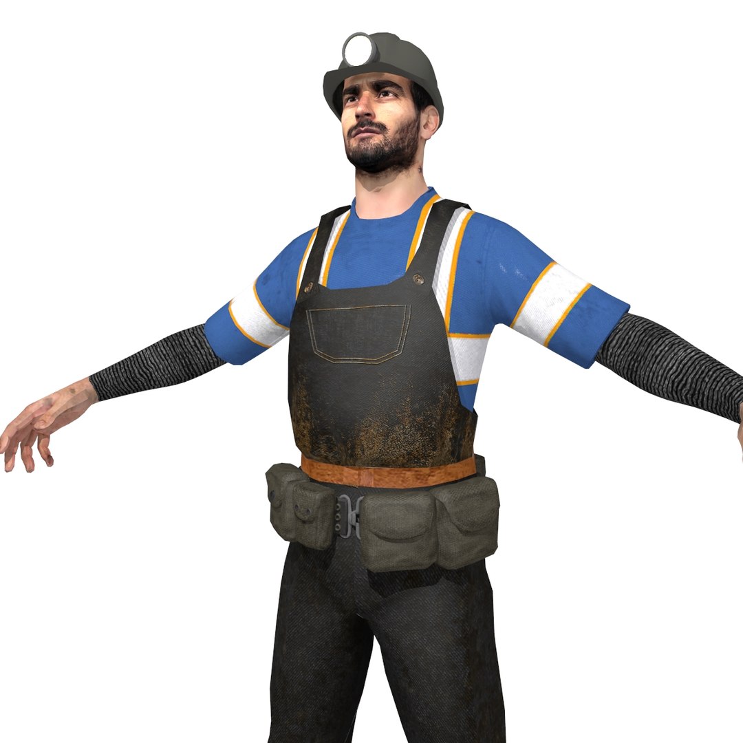 Miner Man 3d Model