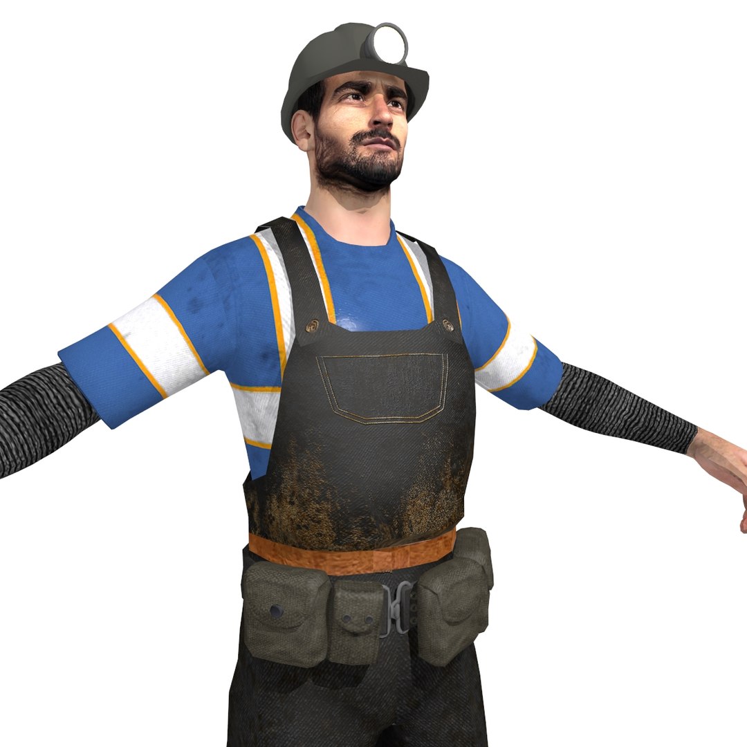 Miner Man 3d Model