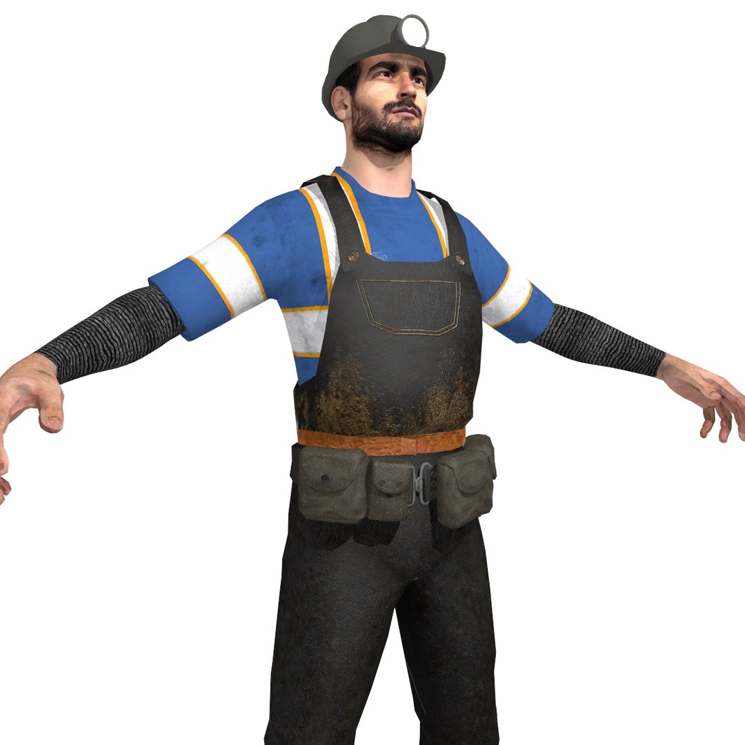 Miner Man 3d Model