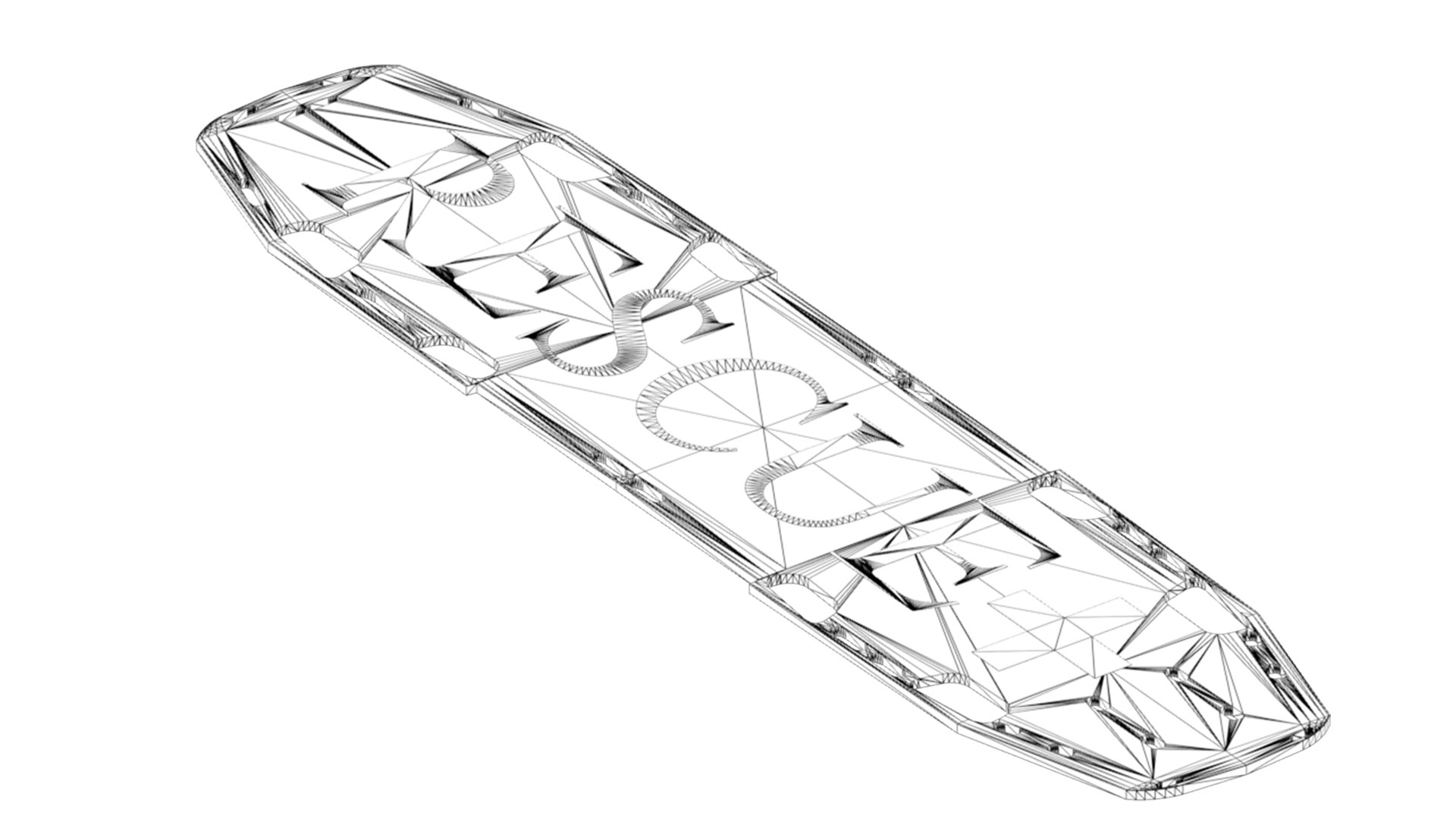 Free Kong Italy X-Trim 4 - Spinal Board - Life Guard 3D Model ...