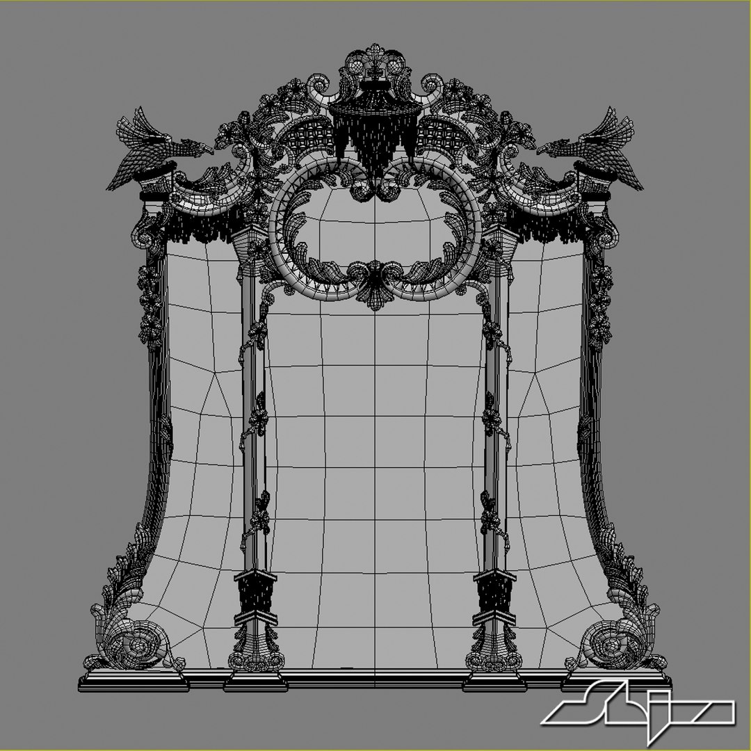 Althorp Mirror 3d Model