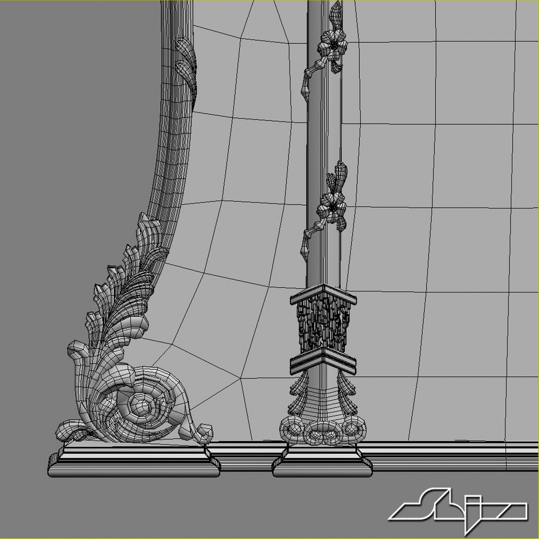 Althorp Mirror 3d Model