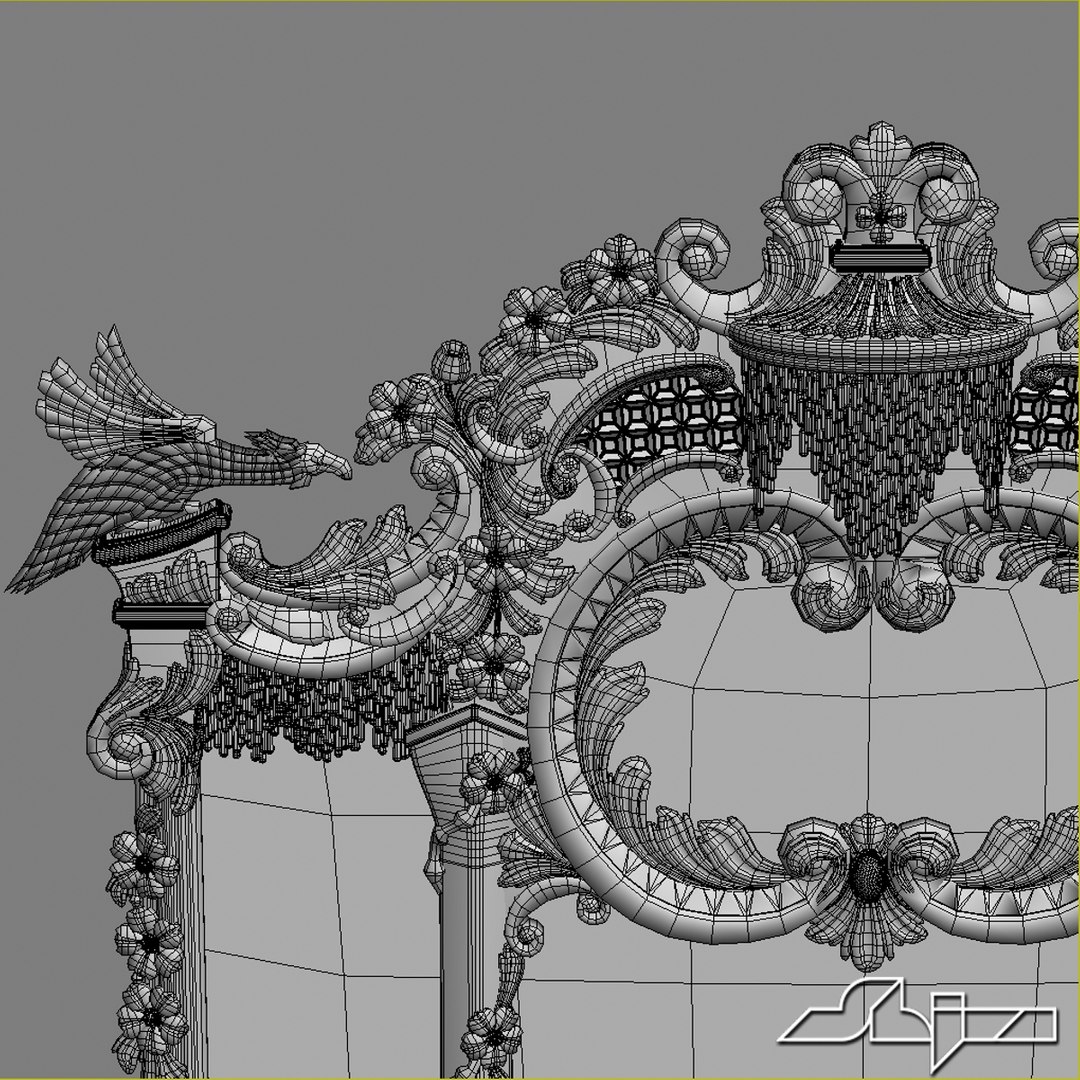 Althorp Mirror 3d Model