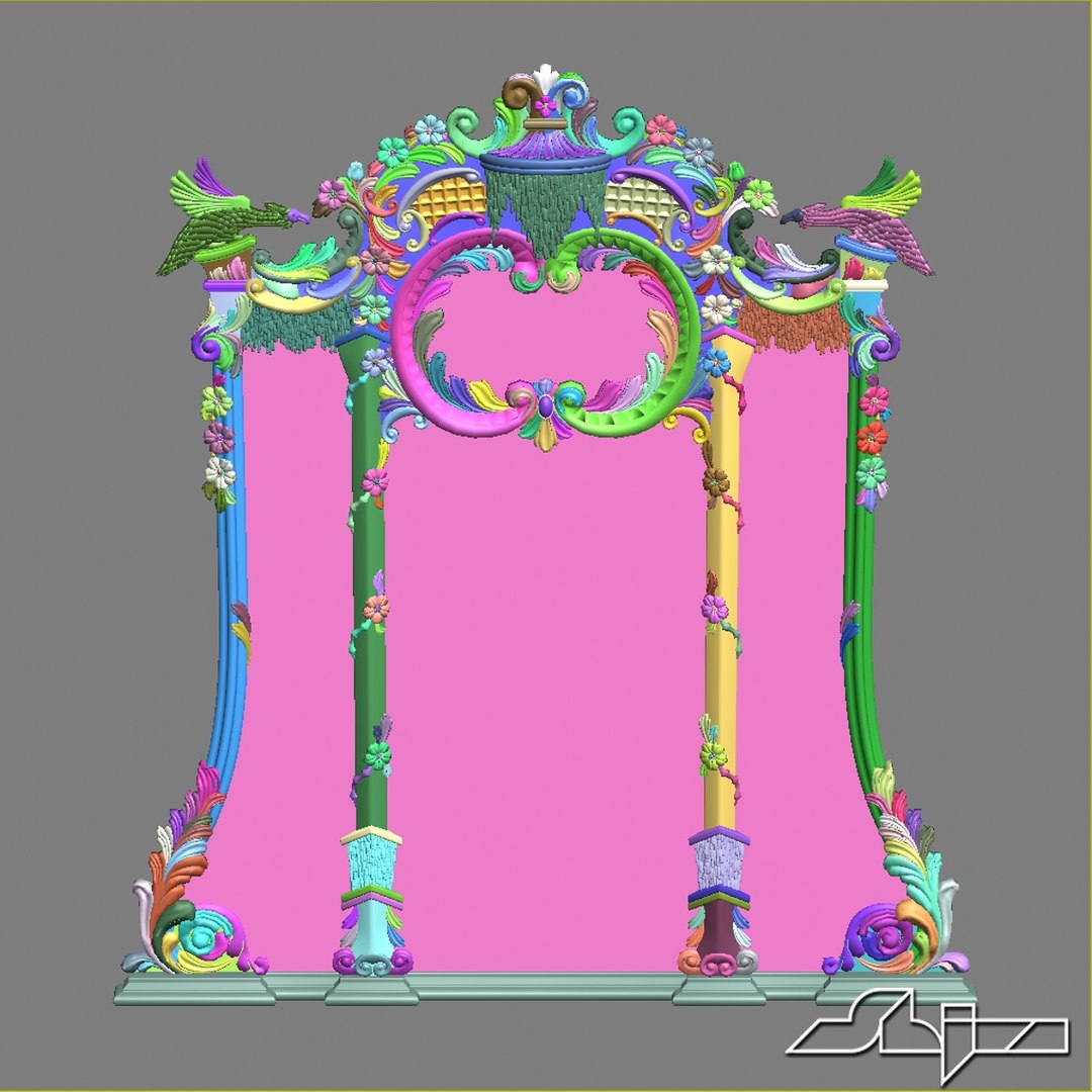 Althorp Mirror 3d Model