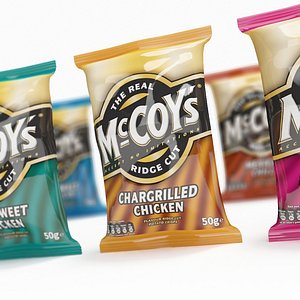 potato chip 3d model