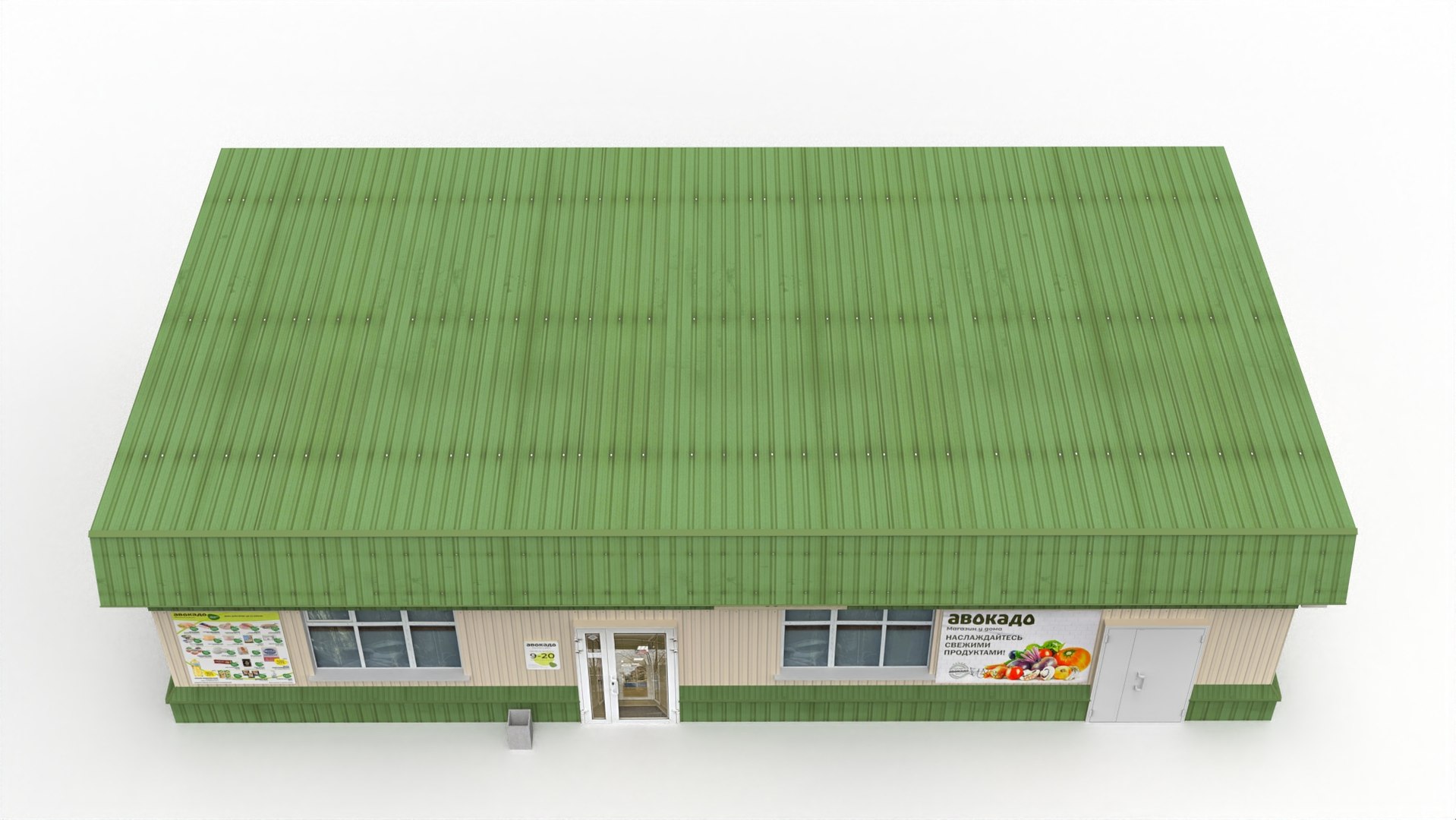3D Model Grocery Store - TurboSquid 2316734