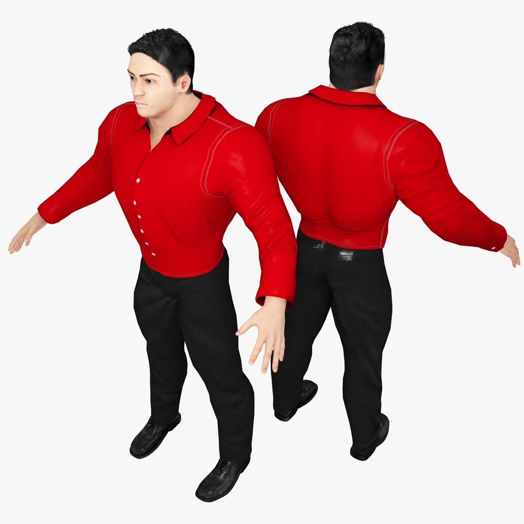 Blender Young Male Character