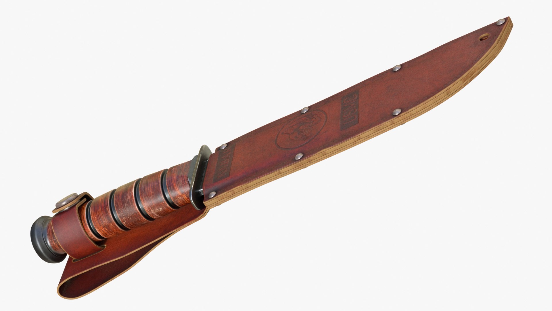 3D Kabar Knife 01 A Model - TurboSquid 2218019