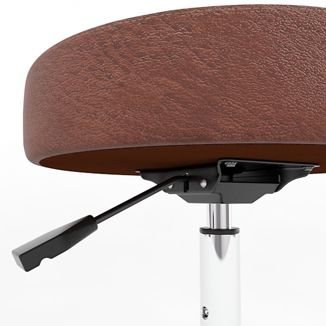 3d ergonomic stool height adjustment model
