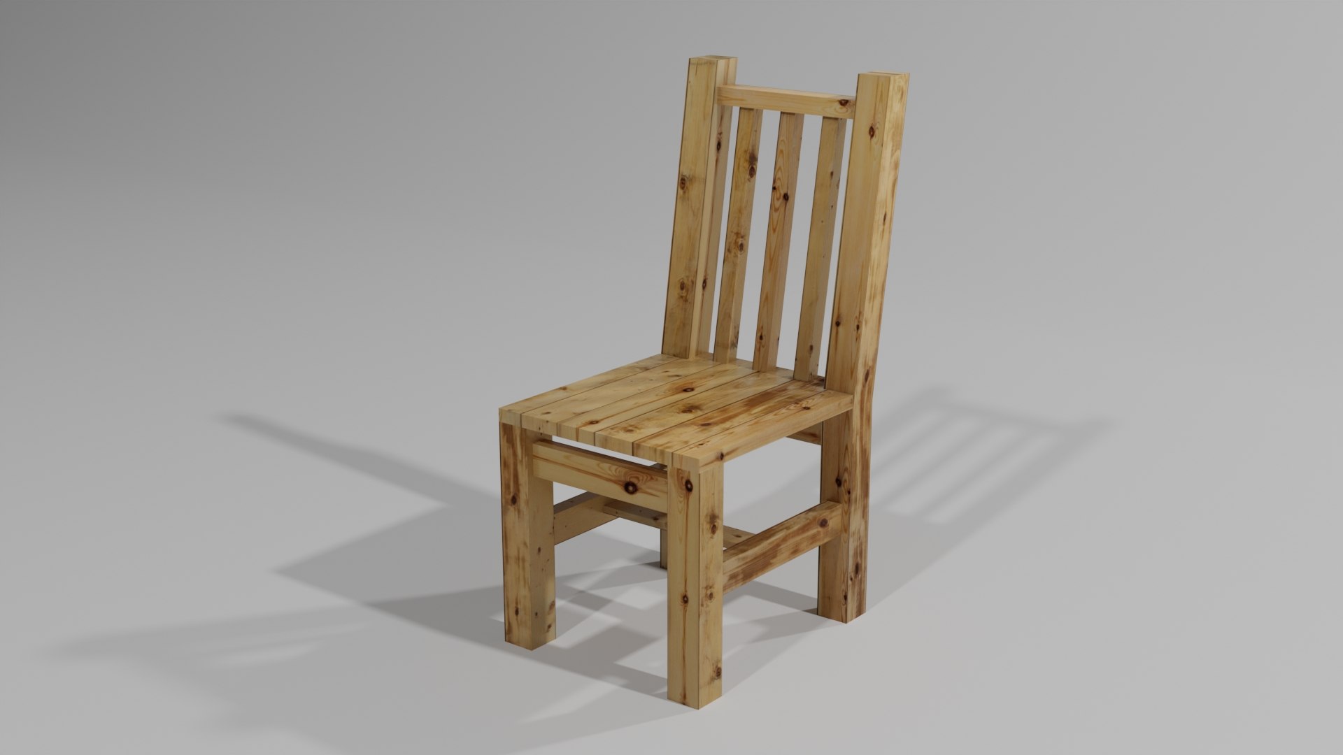 Chair Solid Wood Chair 3D Model - TurboSquid 1992054
