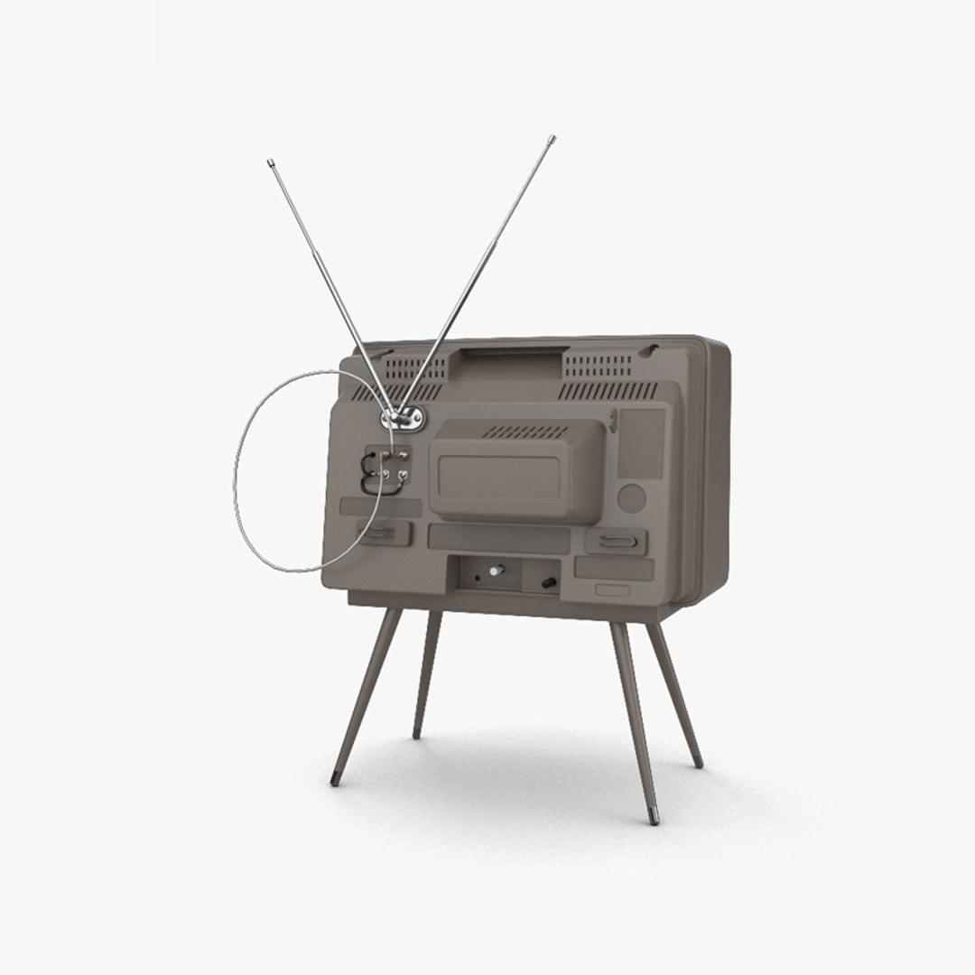 Retro tv 3D - TurboSquid 1595676