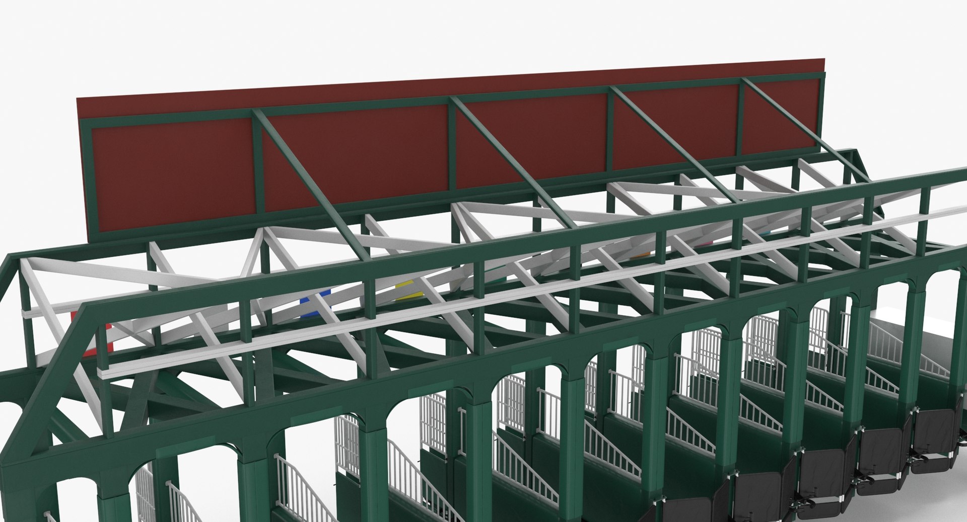 Horse Racing Starting Gates 3D - TurboSquid 1645175