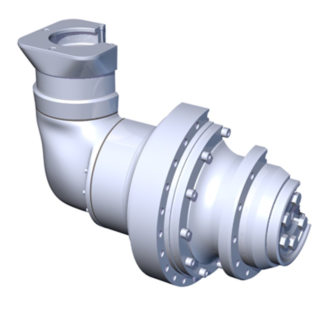 Cutaway Gearbox Gears 3d Model