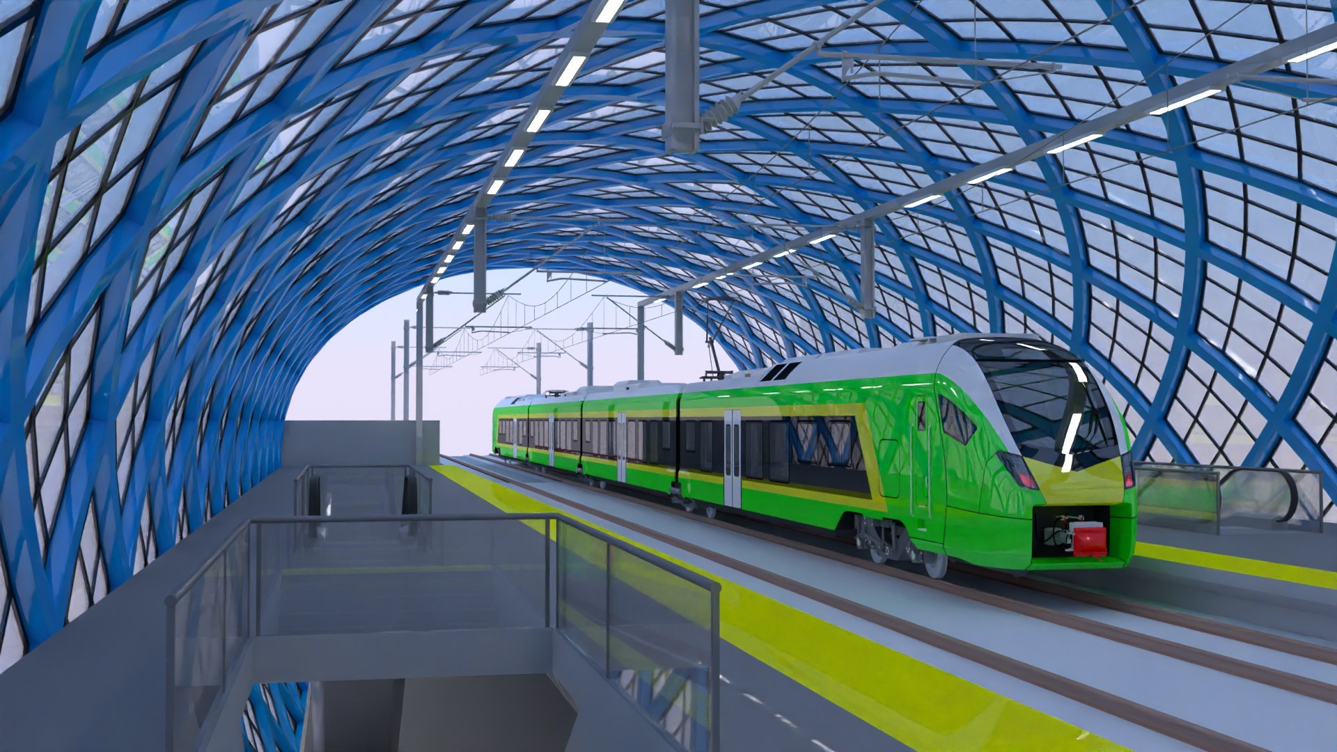 3D Model Stadler Flirt Stations - TurboSquid 2396312