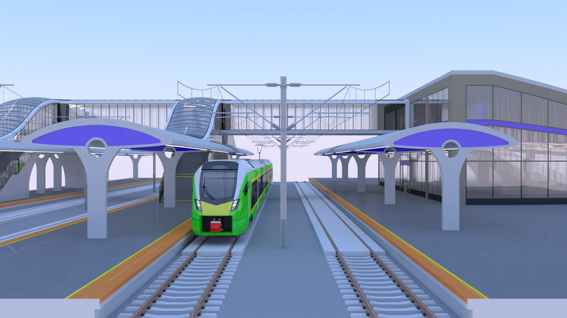 3D Model Stadler Flirt Stations - TurboSquid 2396312