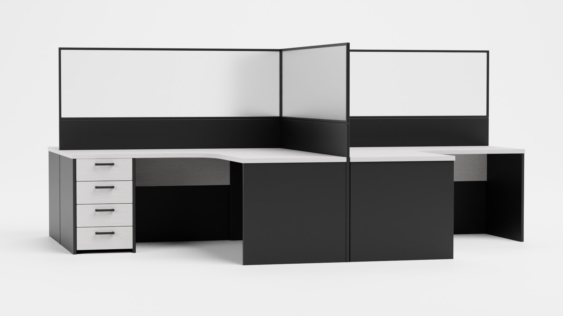 Cubicle 3D Model - TurboSquid 1901330