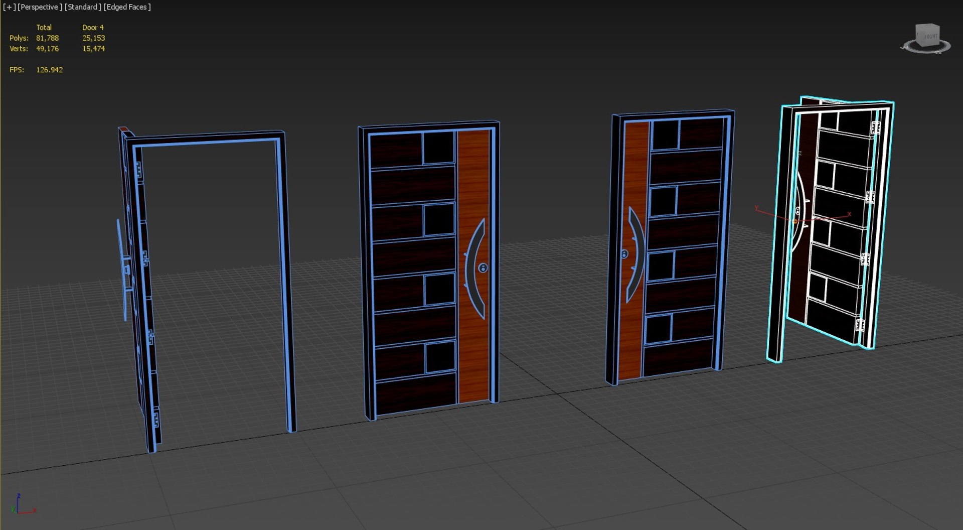 3D Door Design 19 Model - TurboSquid 2213504