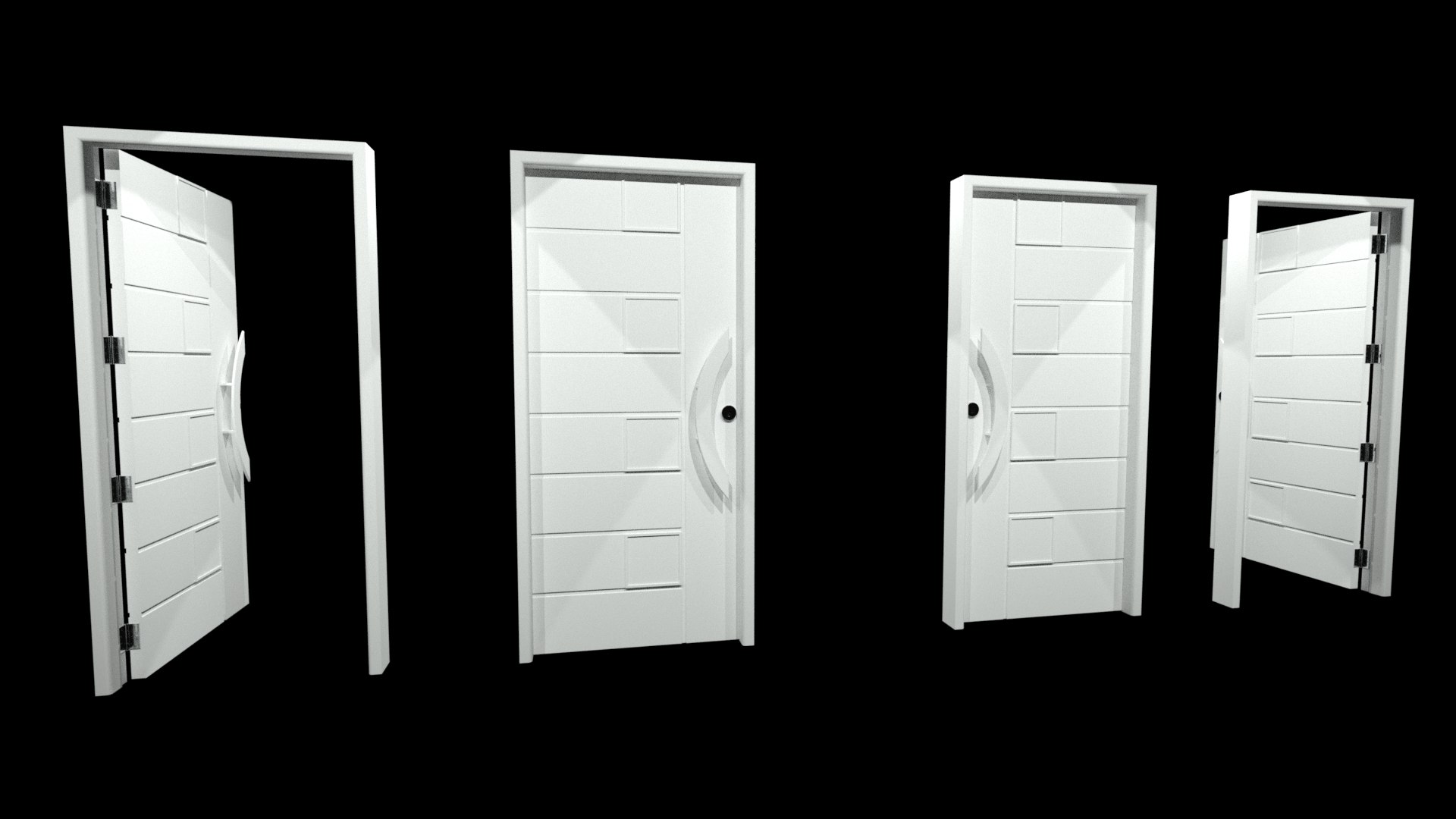 3D Door Design 19 Model - TurboSquid 2213504