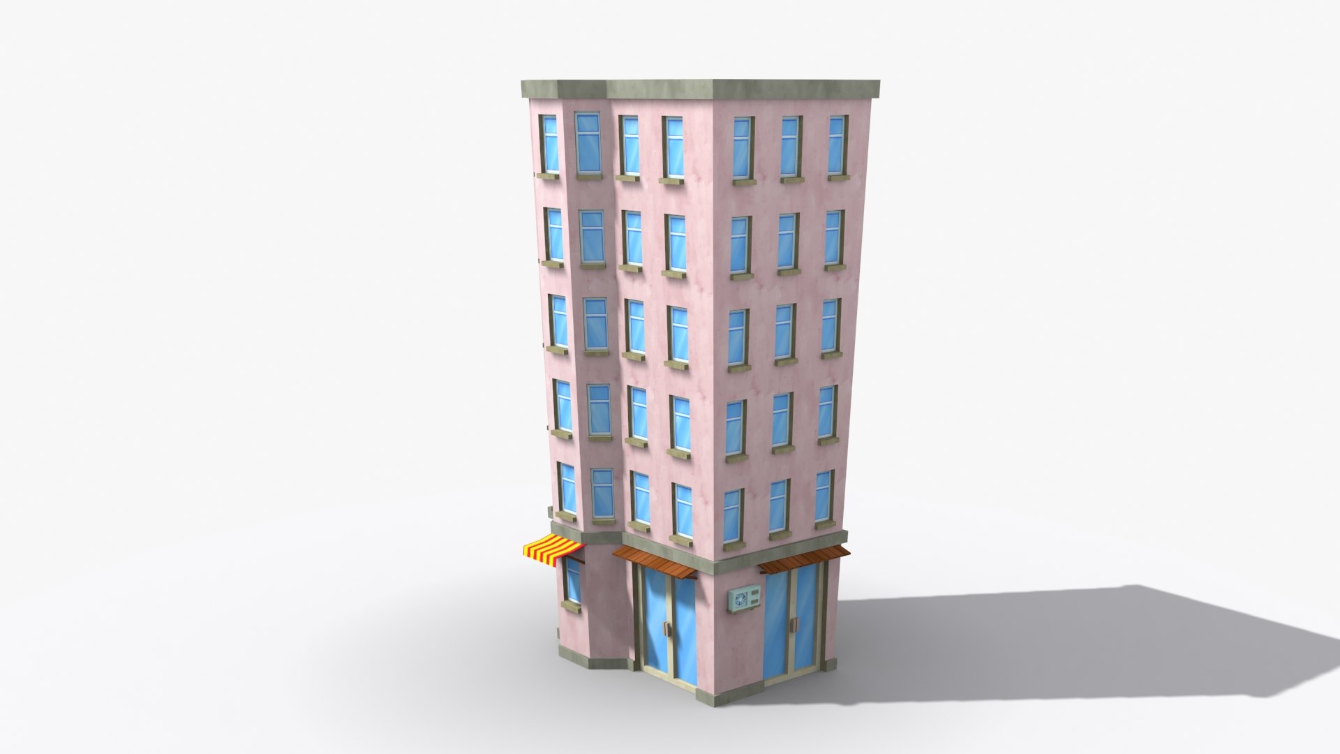 3D Cartoon Building x28 - TurboSquid 1833422