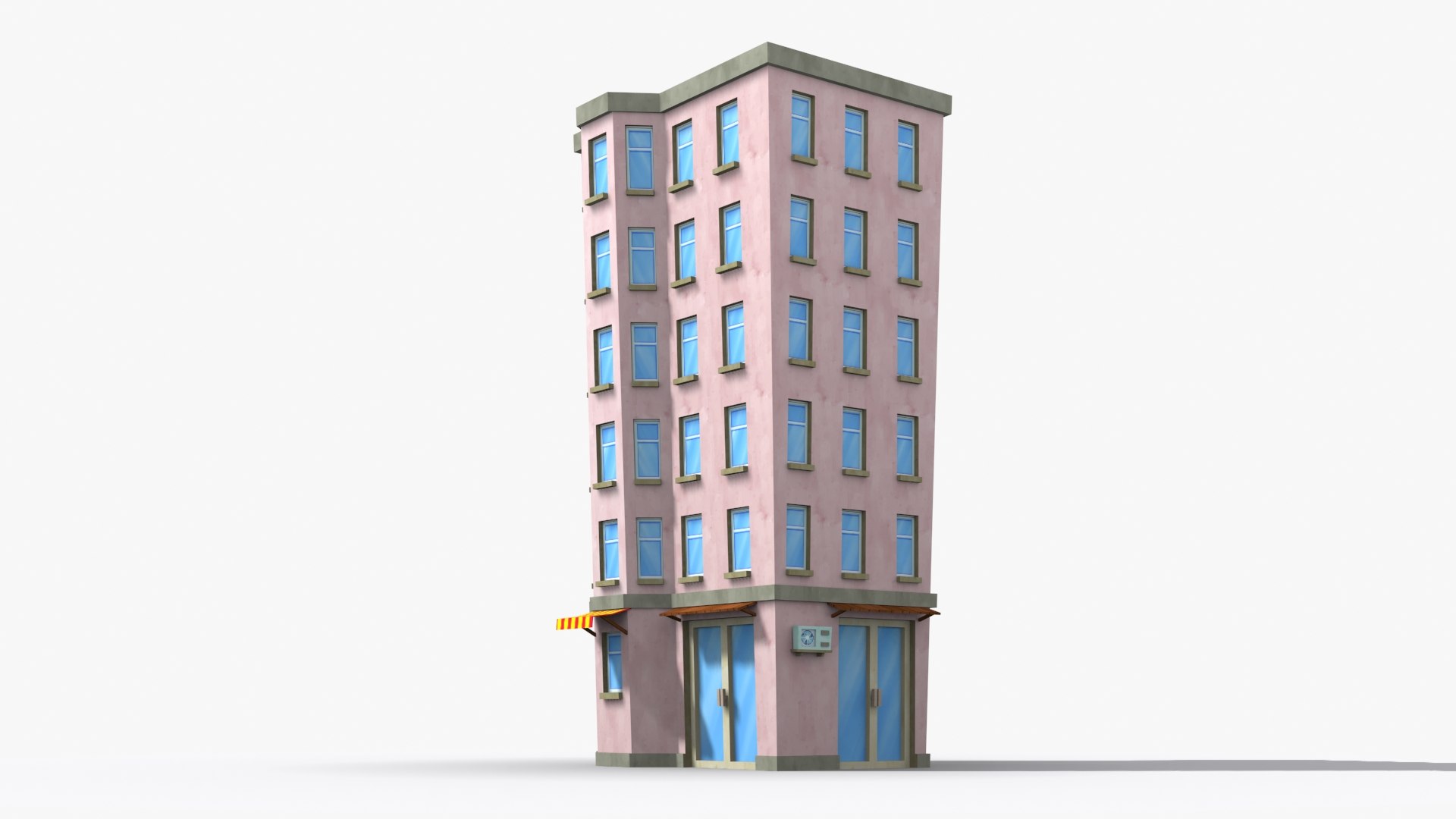 3D Cartoon Building x28 - TurboSquid 1833422