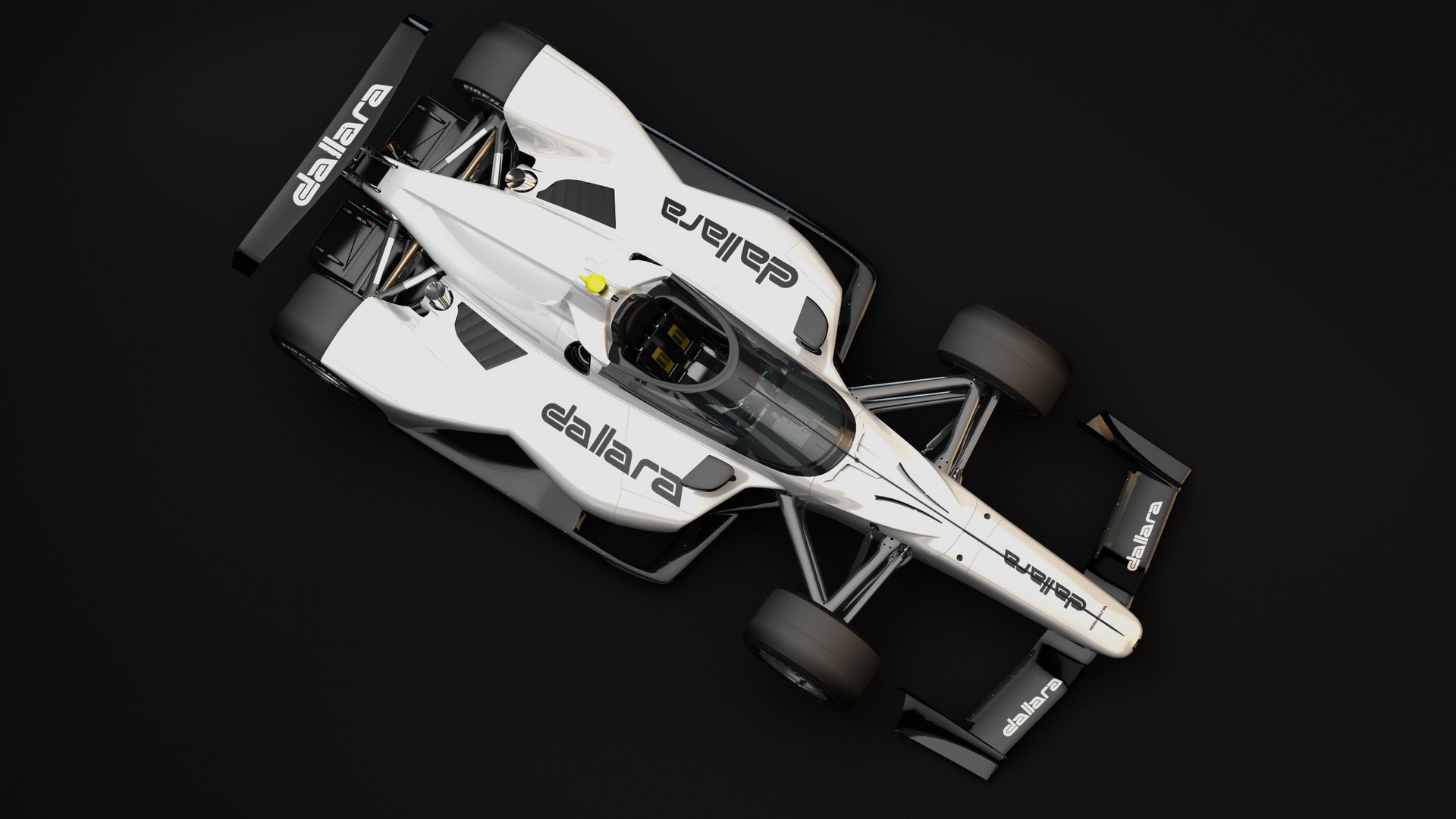 3D Dallara DW12 Aeroscreen Oval Speedway Template - TurboSquid 2232609