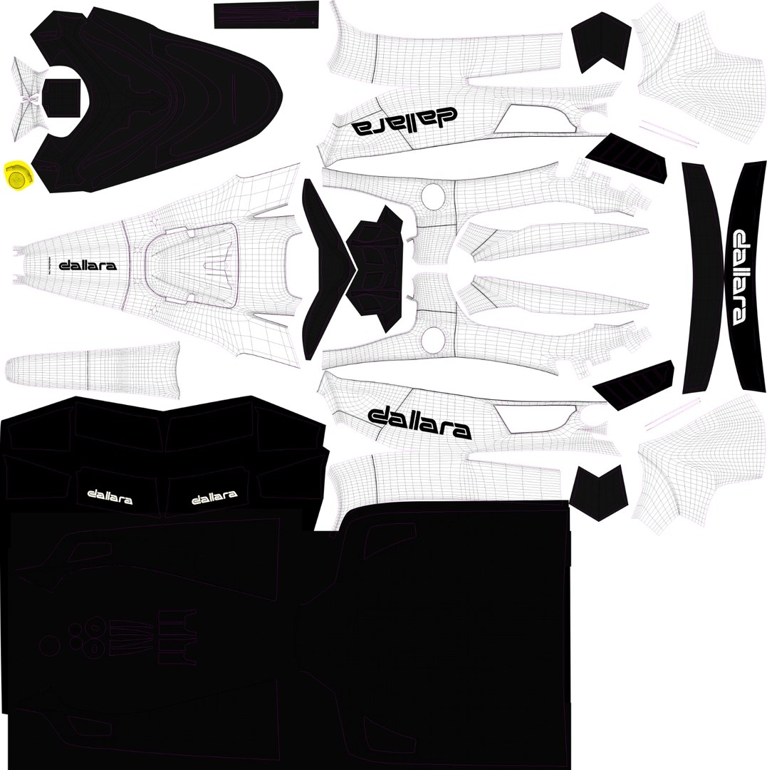 3D Dallara DW12 Aeroscreen Oval Speedway Template - TurboSquid 2232609