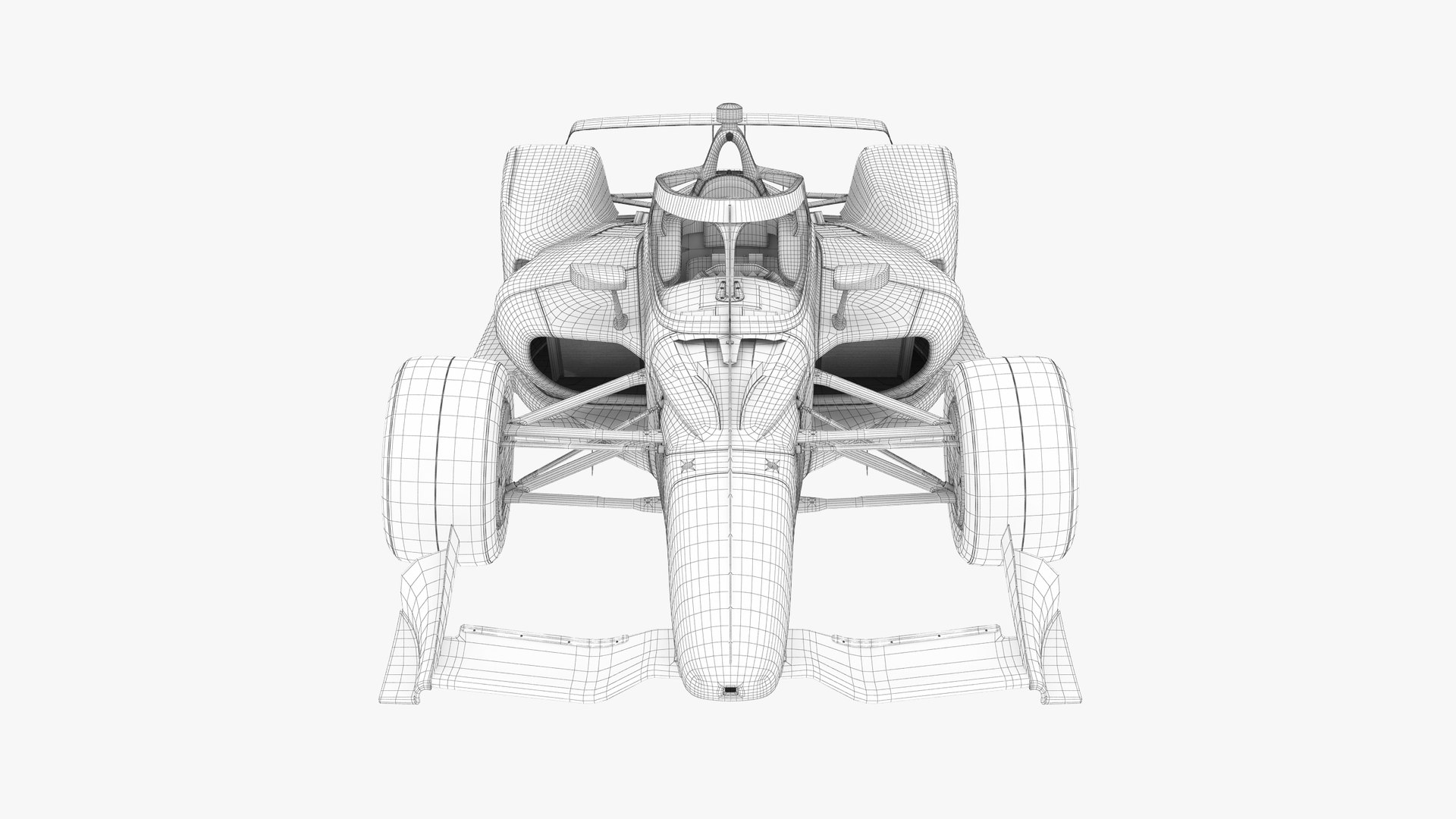 3D Dallara DW12 Aeroscreen Oval Speedway Template - TurboSquid 2232609