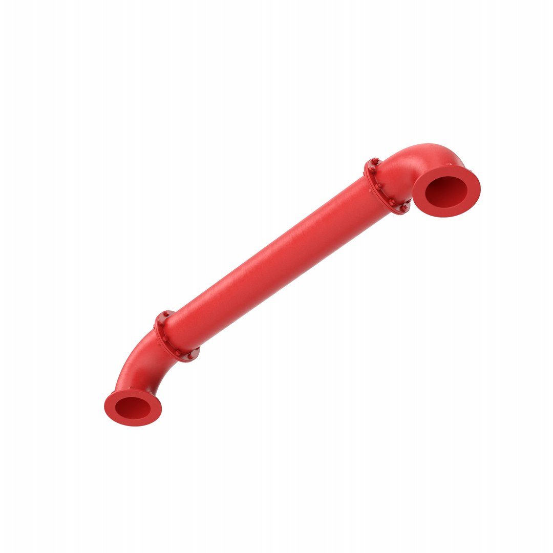 Red Pipeline 3D - TurboSquid 2209923