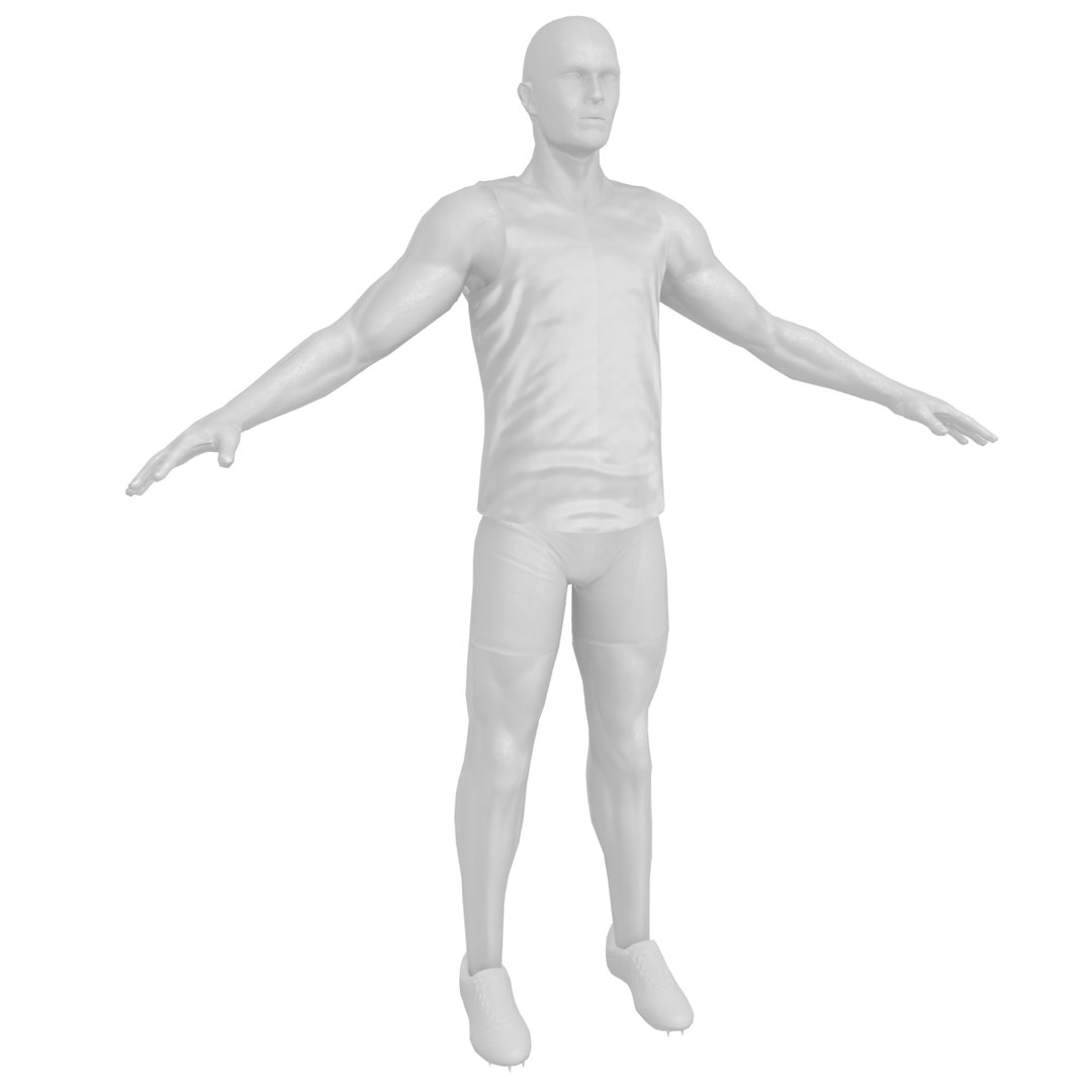 3D Sprinter Athlete - TurboSquid 1302409