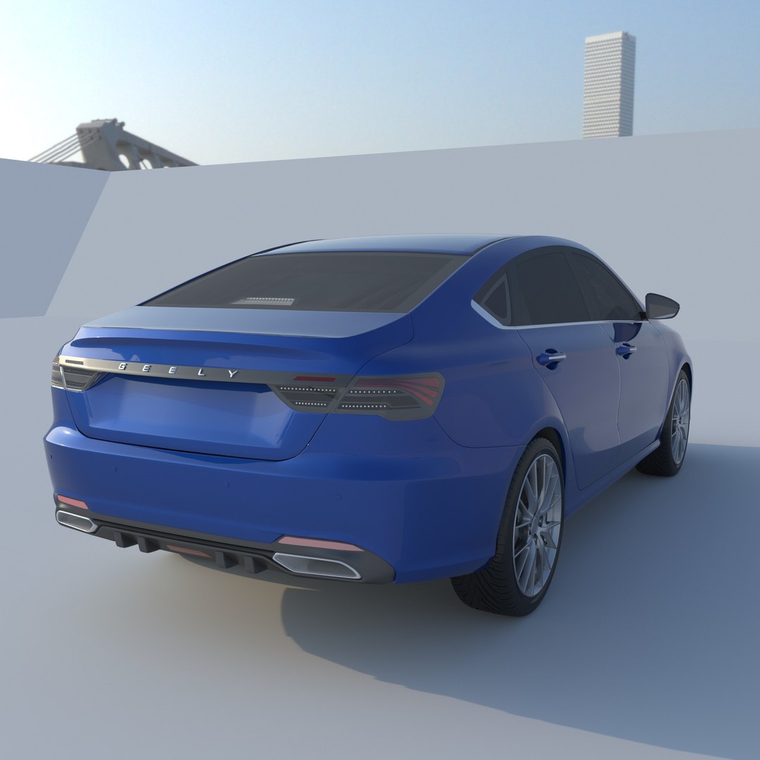 Geely Auto 3D Model - TurboSquid 2231881