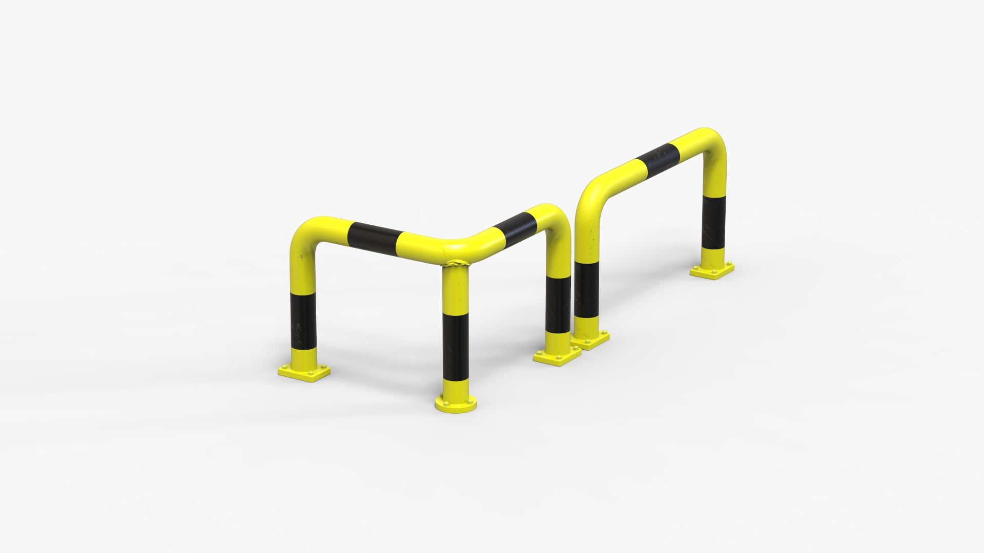 Safety Barrier Angle Protection 3D Model - TurboSquid 1858229