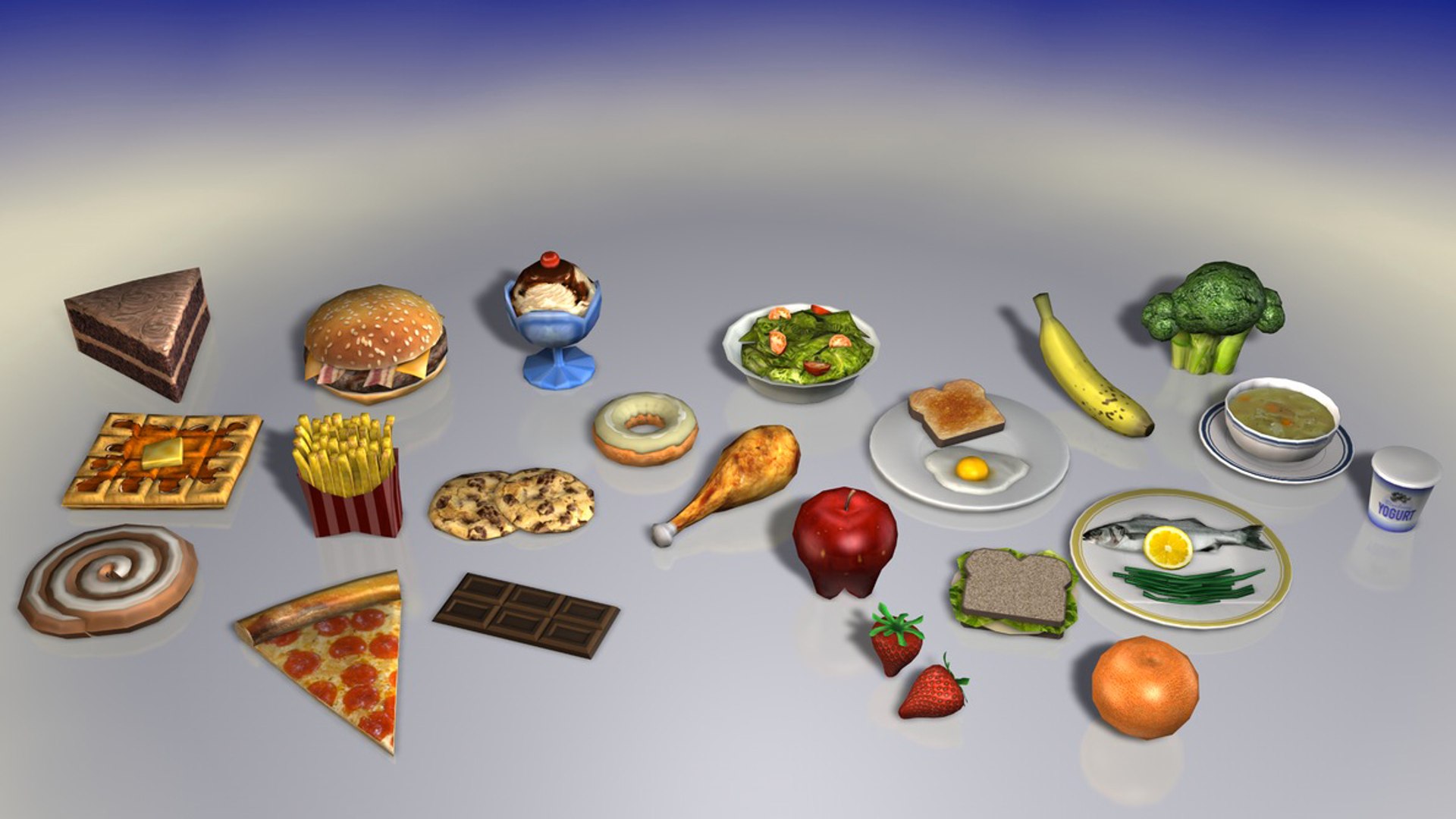 Cinema4d Food 1