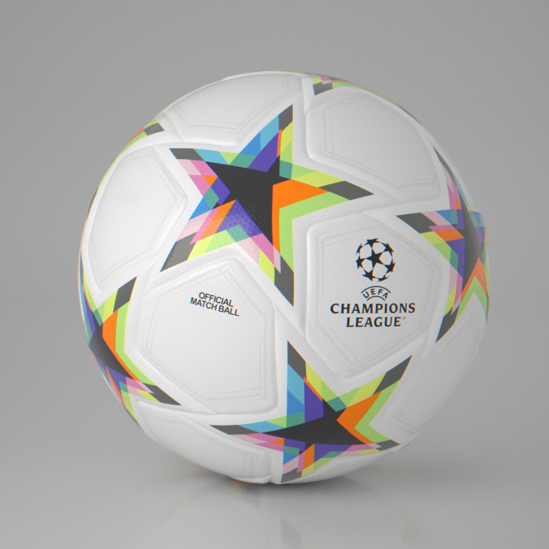 Soccer Ball UCL PRO Void 20233Dモデル - TurboSquid 2072088