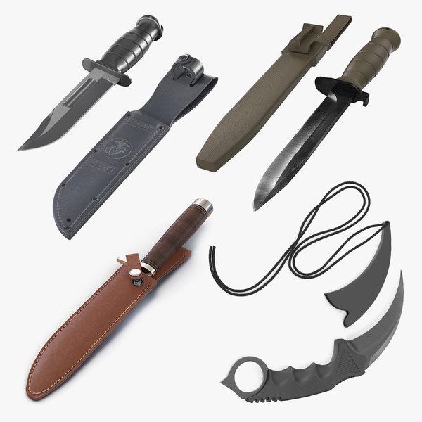 Free 3D Knife Models | TurboSquid