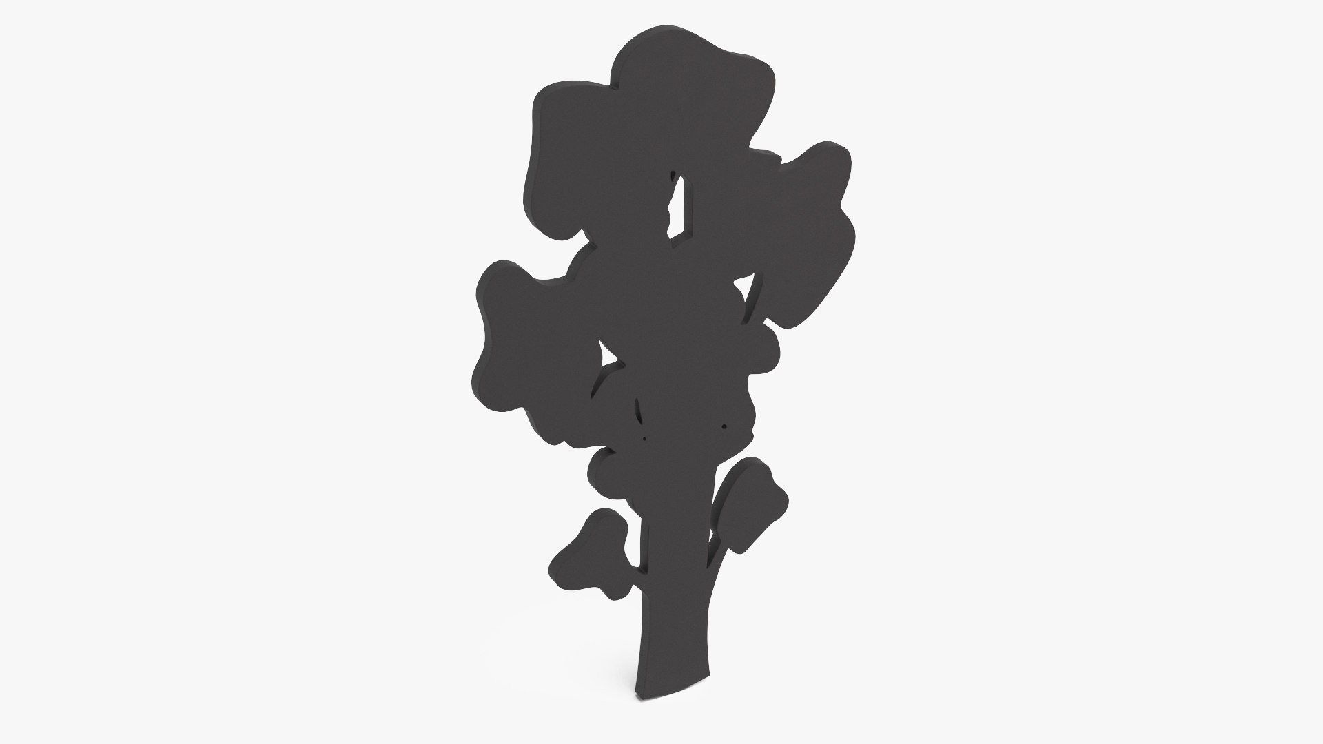 3D Small Tree Silhouette Model - TurboSquid 2225231