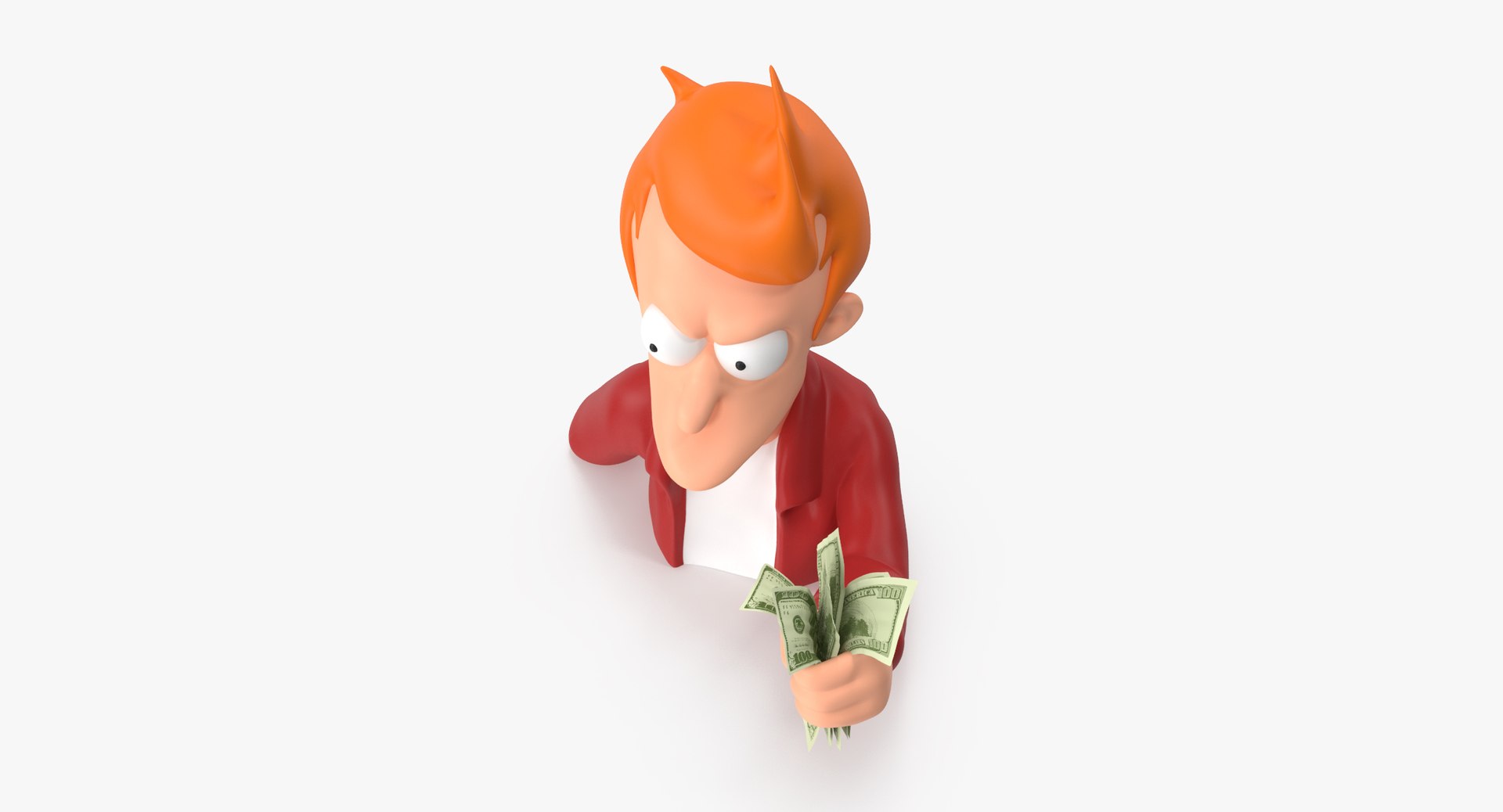 Fry Shut Money - 3d Model