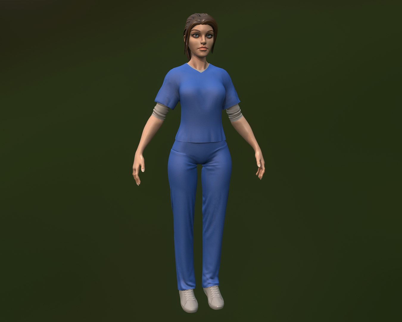 3D Nurse Model - TurboSquid 1937291