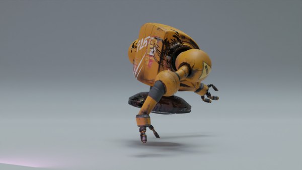 Floating robot 3D - TurboSquid 1656069