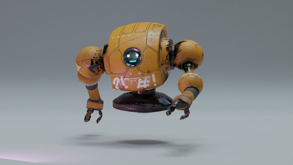 Floating robot 3D - TurboSquid 1656069