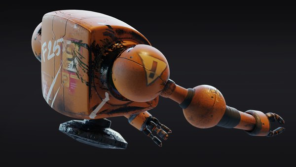 Floating robot 3D - TurboSquid 1656069