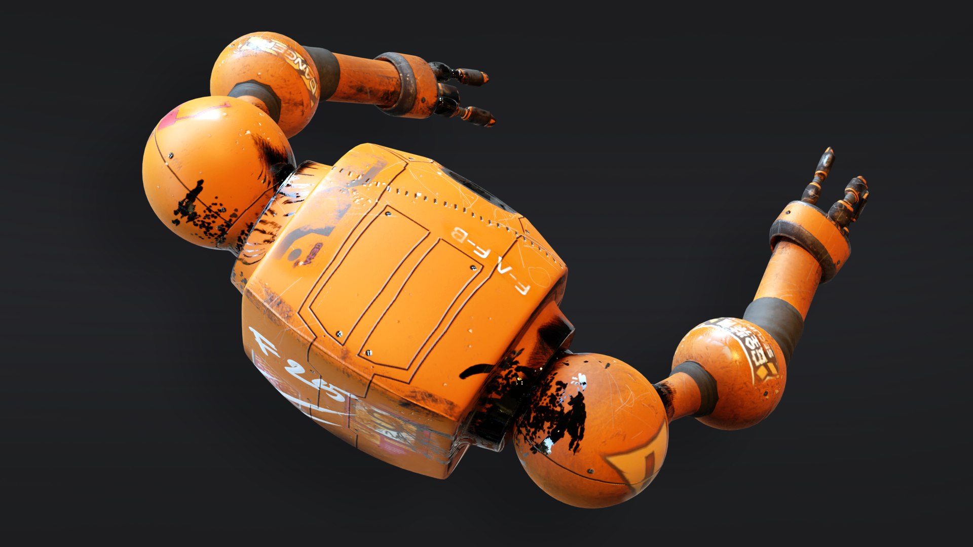 Floating Robot 3D - TurboSquid 1656069