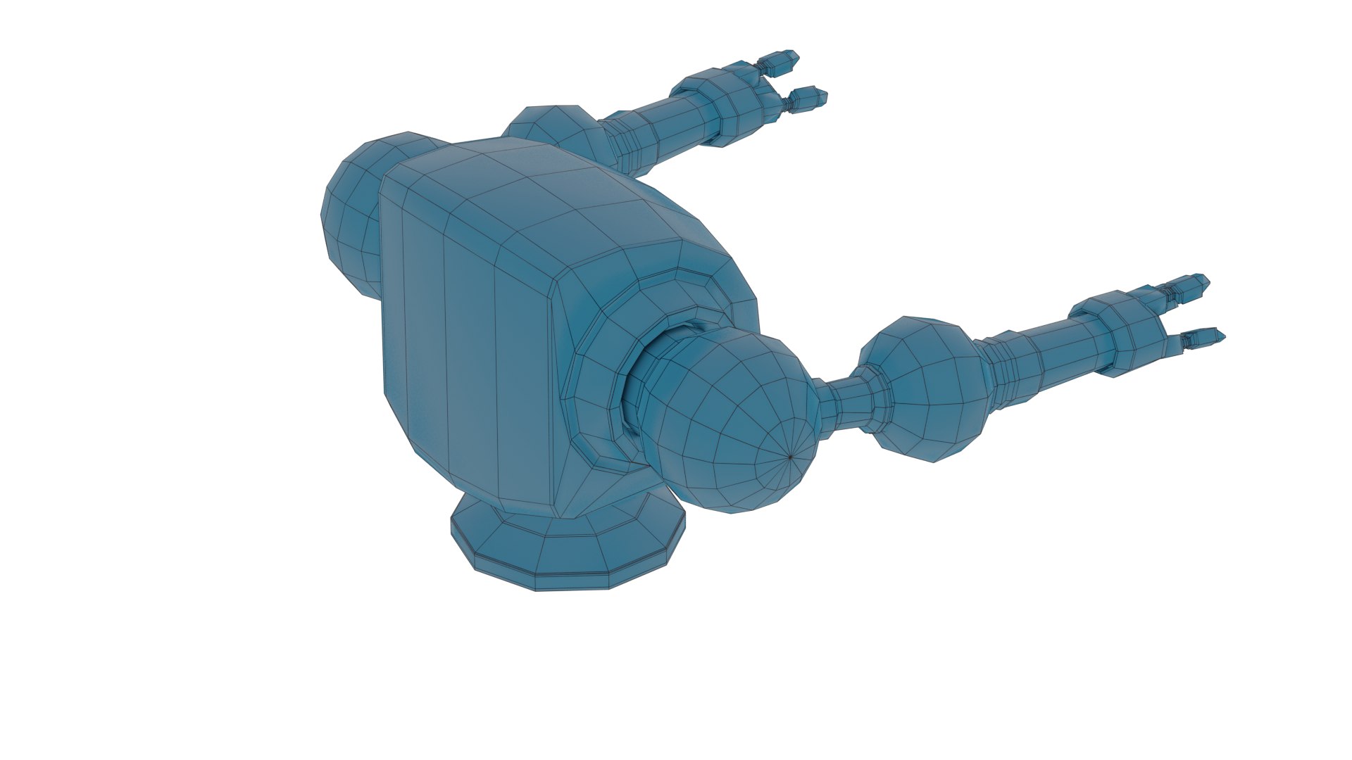 Floating Robot 3D - TurboSquid 1656069