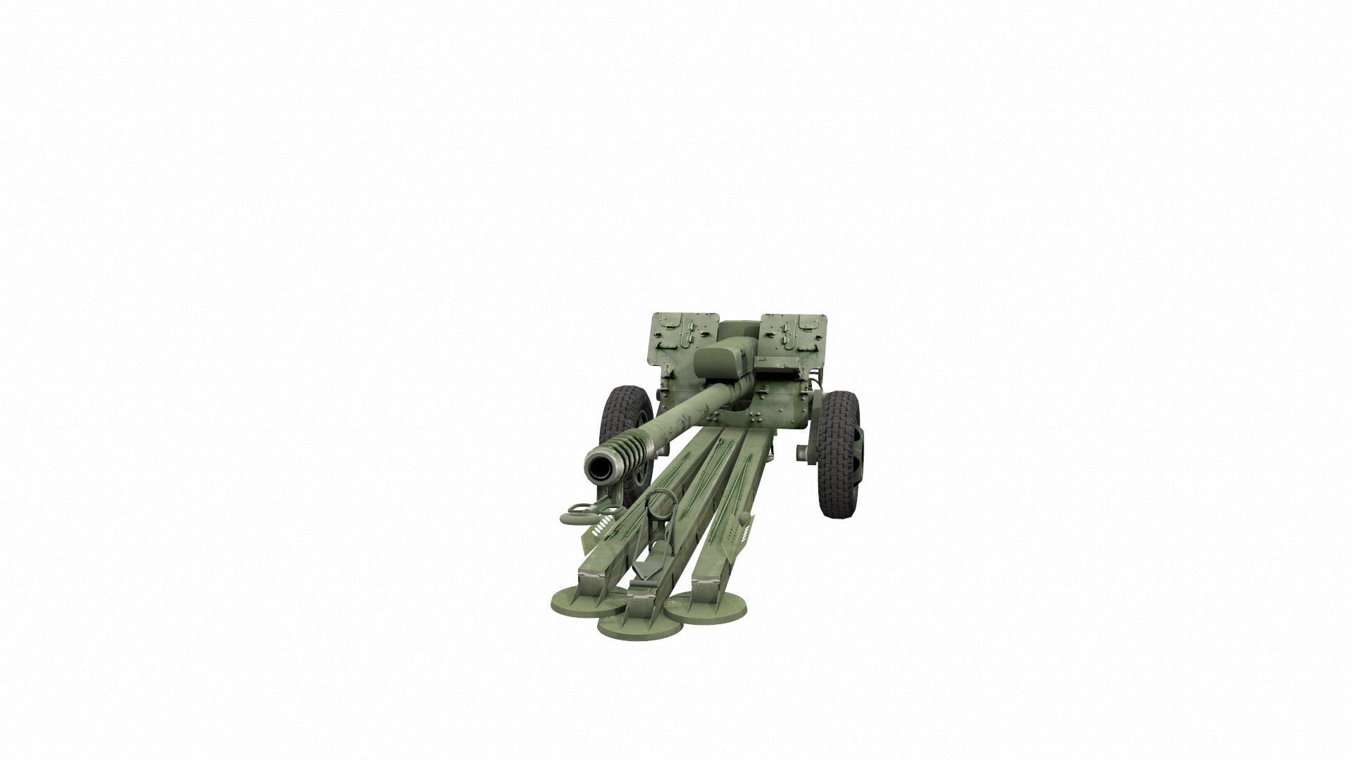 D30 2A18M Trumpeter 122mm Howitzer 3D Model - TurboSquid 1995924