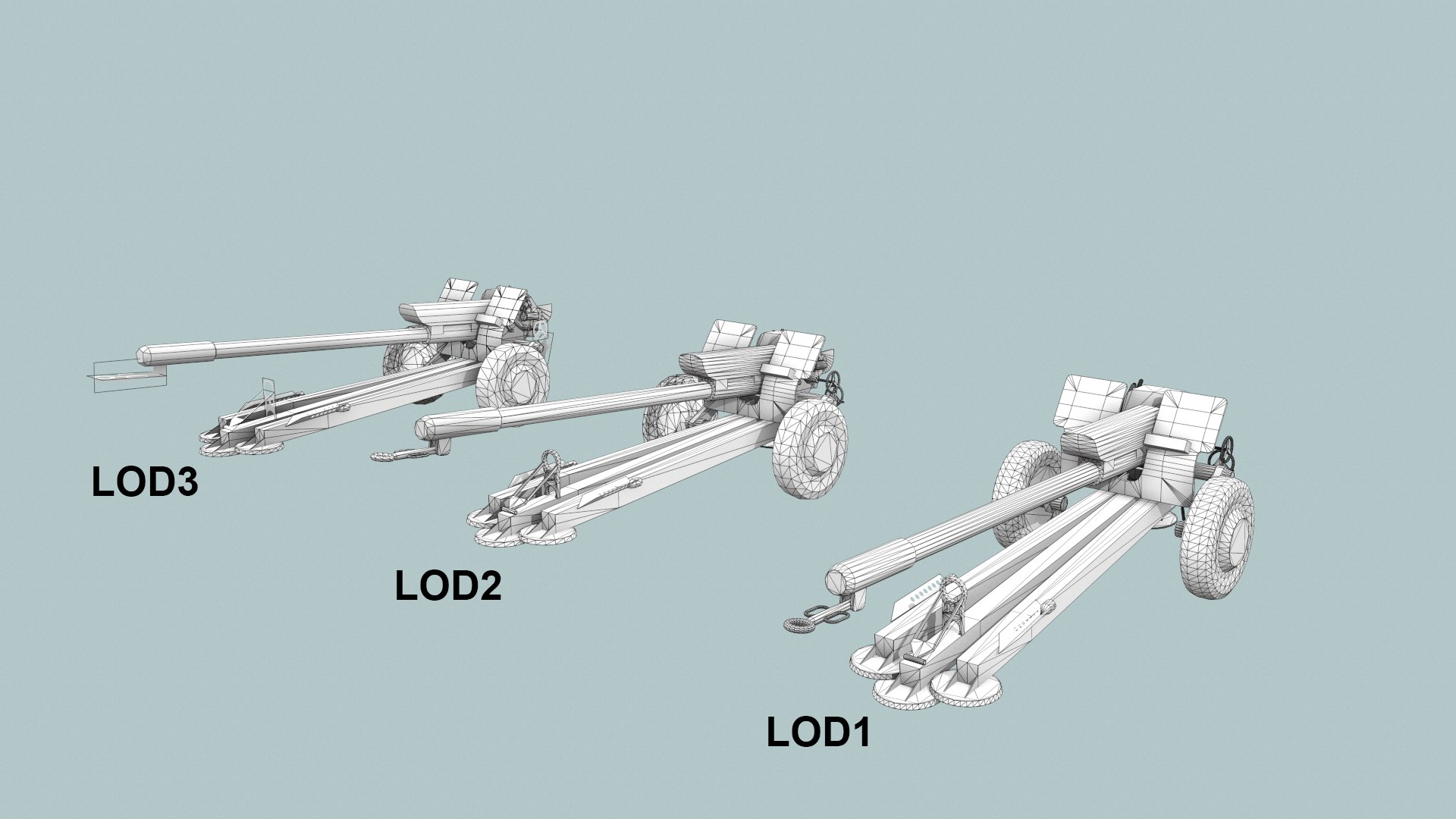 D30 2A18M Trumpeter 122mm Howitzer 3D Model - TurboSquid 1995924