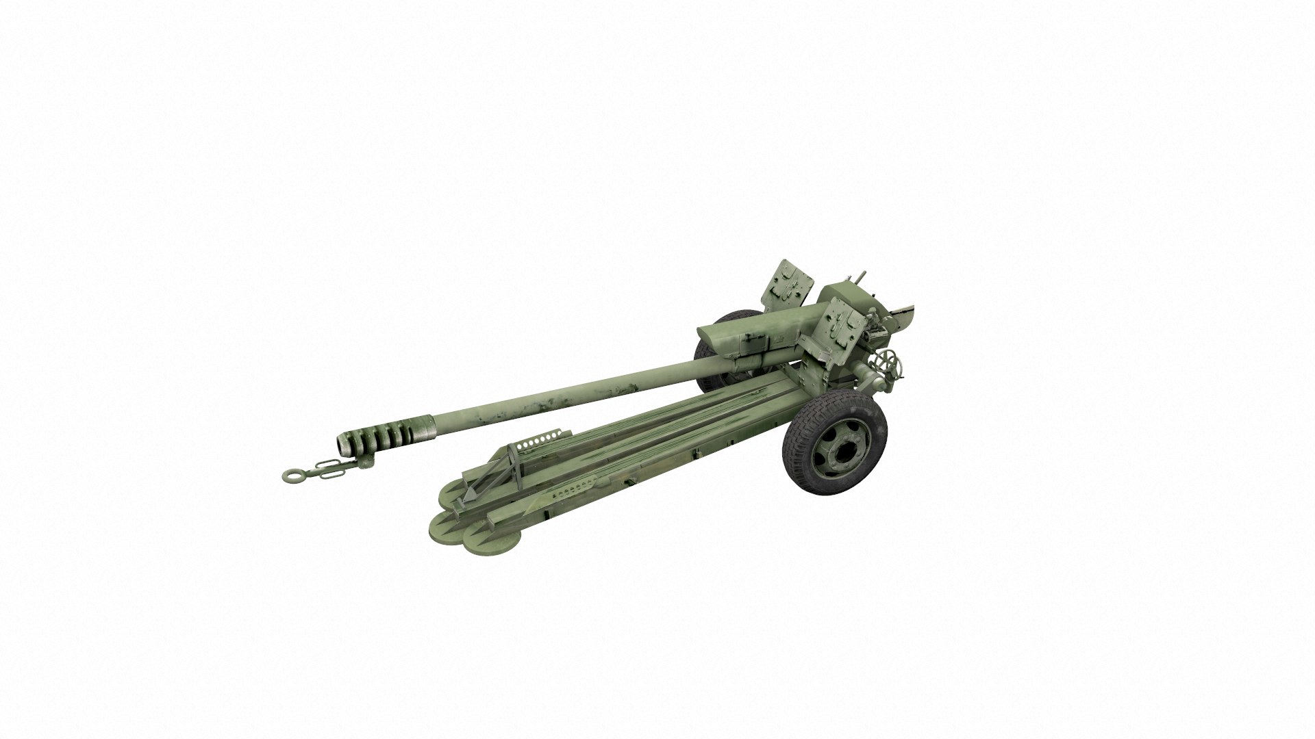D30 2A18M Trumpeter 122mm Howitzer 3D Model - TurboSquid 1995924