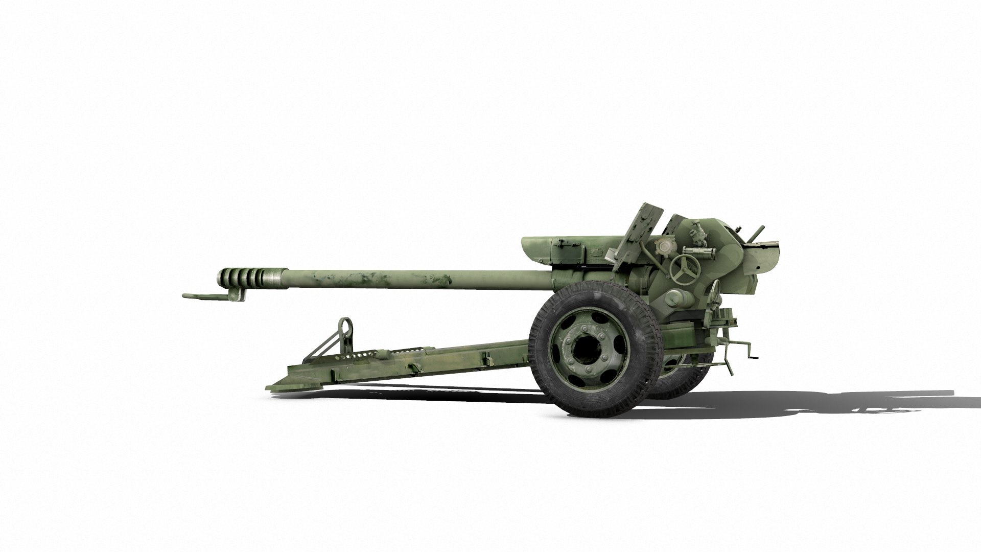 D30 2A18M Trumpeter 122mm Howitzer 3D Model - TurboSquid 1995924